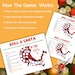 Roll a Santa Game, Printable Holiday Game, Christmas Party, Candy Game ...