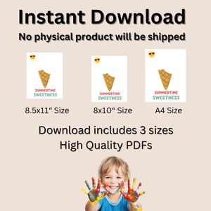 Summer Handprint Art, Preschool Handprint Craft Activity for Babies ...