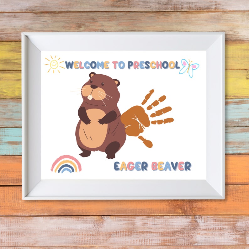 Preschool Handprint Art, Handprint Craft, Preschool Baby Toddler ...