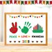 Kwanzaa Handprint Craft, Kwanzaa Handprint Art, Handprint Activity ...
