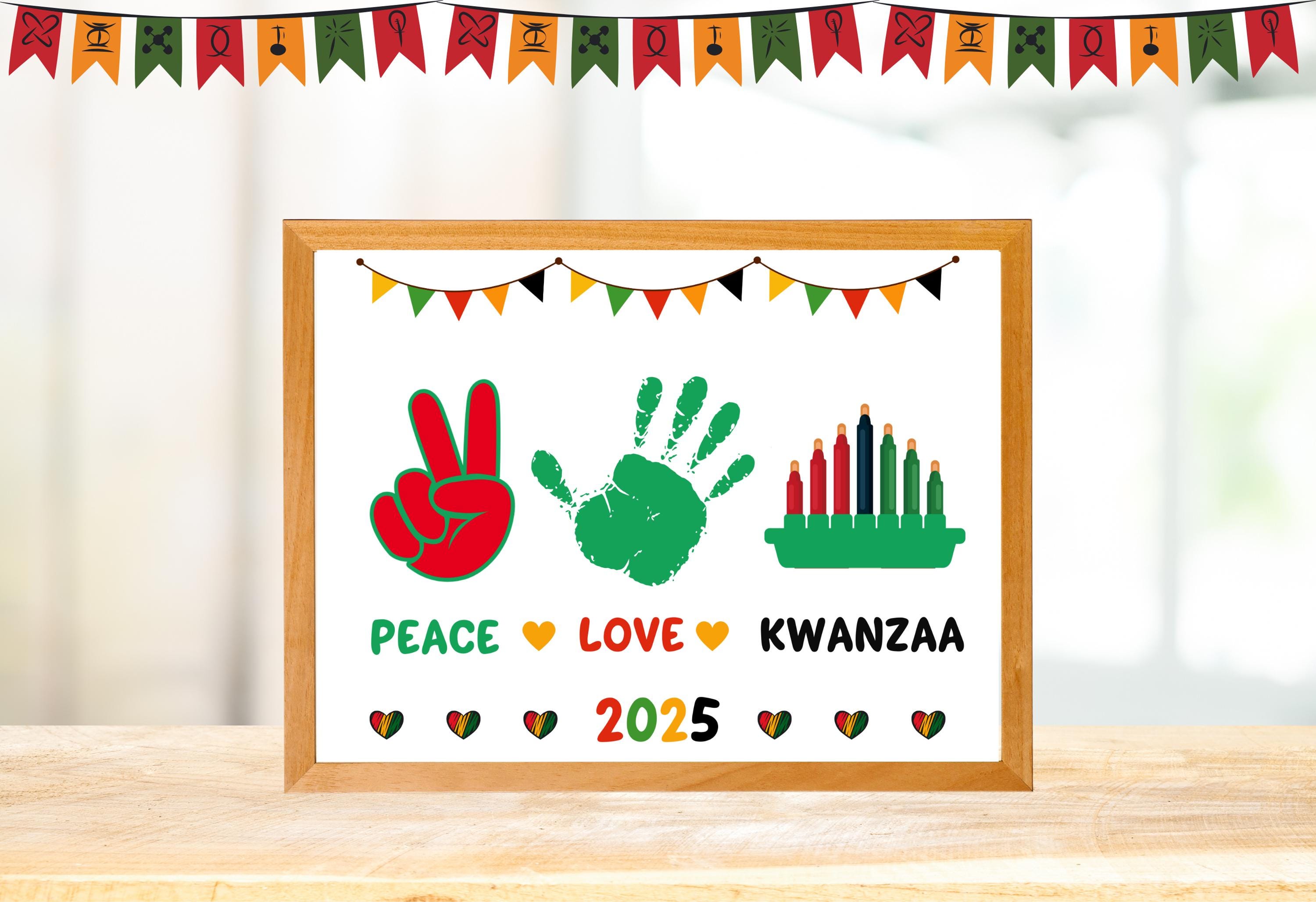 Kwanzaa Handprint Craft, Kwanzaa Handprint Art, Handprint Activity ...
