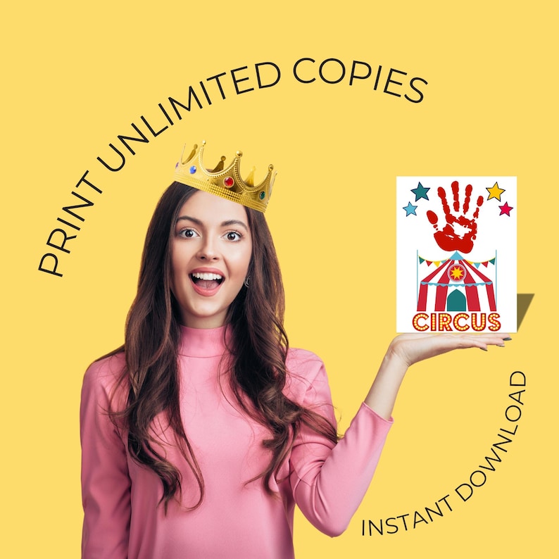 Circus Handprint Art, Handprint Craft for Preschooler, Babies and ...