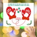 Christmas Handprint Craft Mittens Handprint Art, Handprint Poem ...
