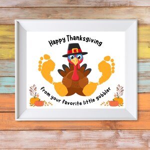 Thanksgiving Handprint Craft, Preschool Activity Baby Toddler ...