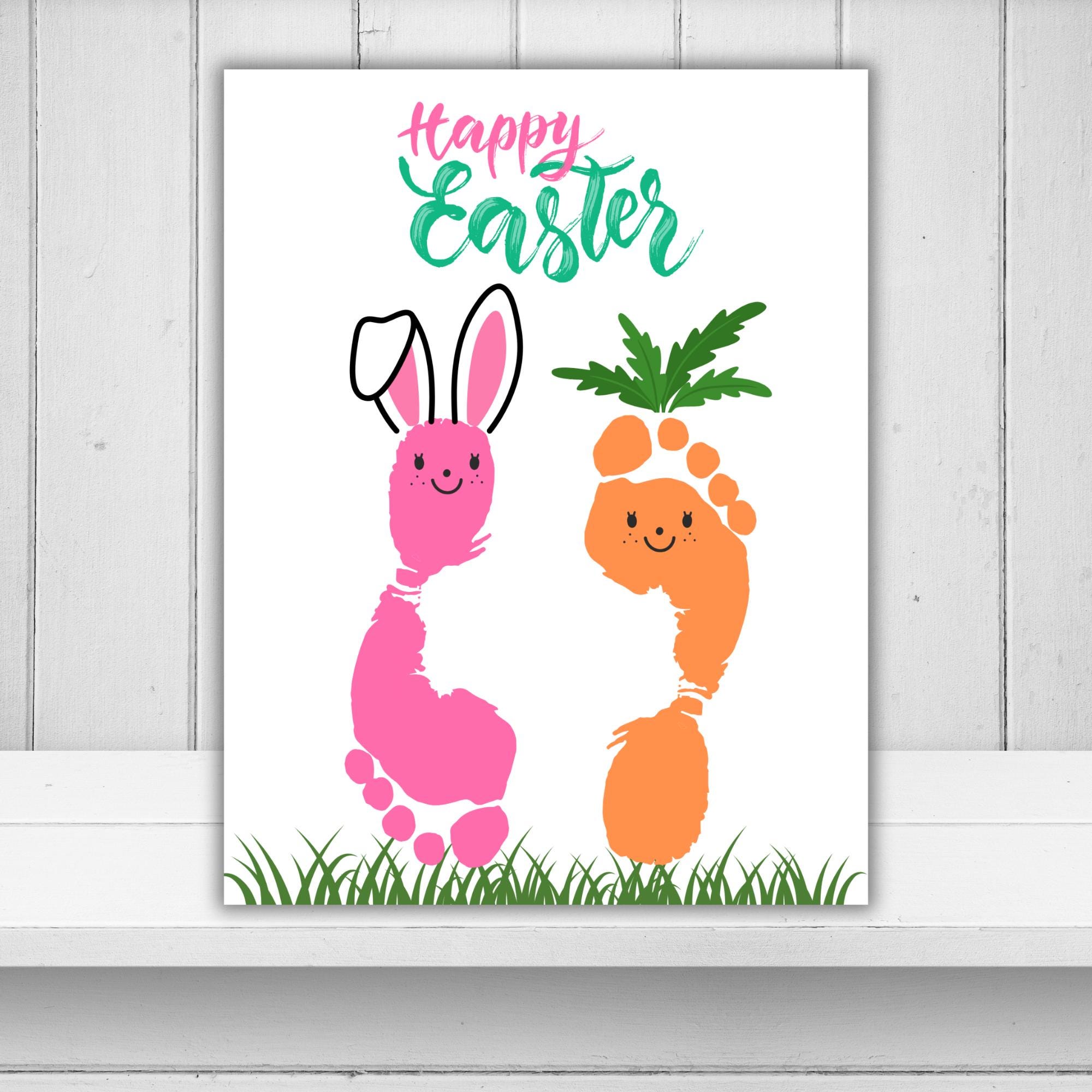 Easter Handprint Craft, Footprint Art, Toddler Footprint, Preschoolers ...