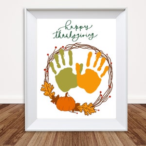 Thanksgiving Handprint Art Thanksgiving Handprint Craft, Preschool ...