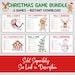 Roll a Gingerbread Man Game, Printable Holiday Game, Christmas Party ...