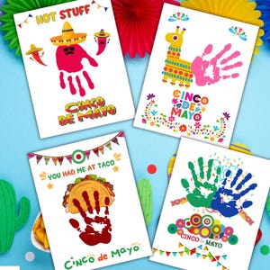 Cinco De Mayo Handprint Craft, Handprint Art, Printable Activity ...