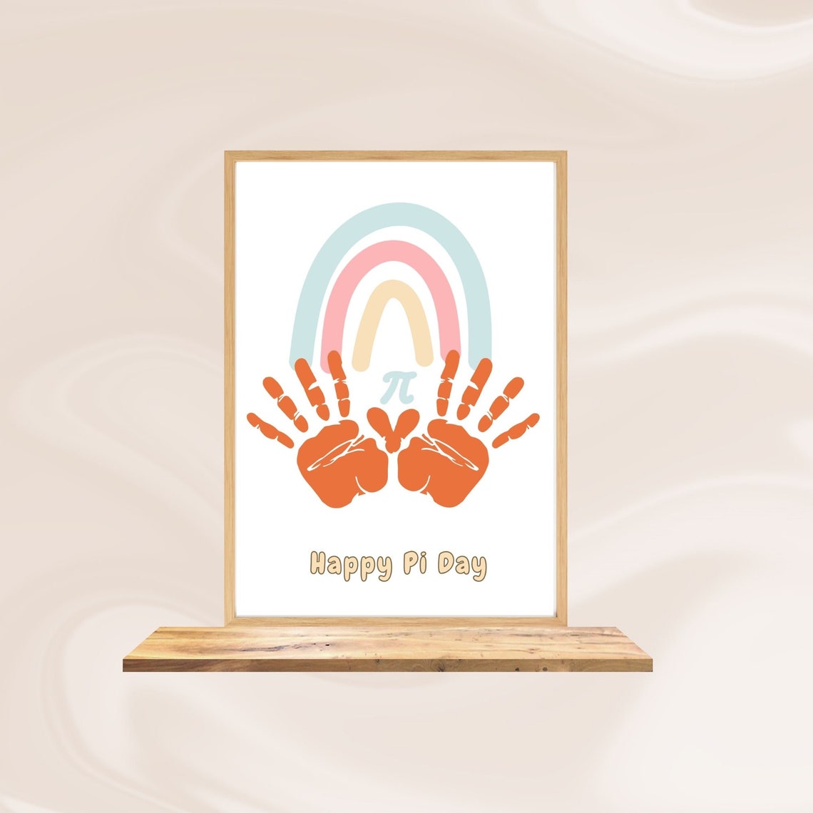 Pi Day Handprint Art, Handprint Craft, Activity for Kids, Toddlers in ...