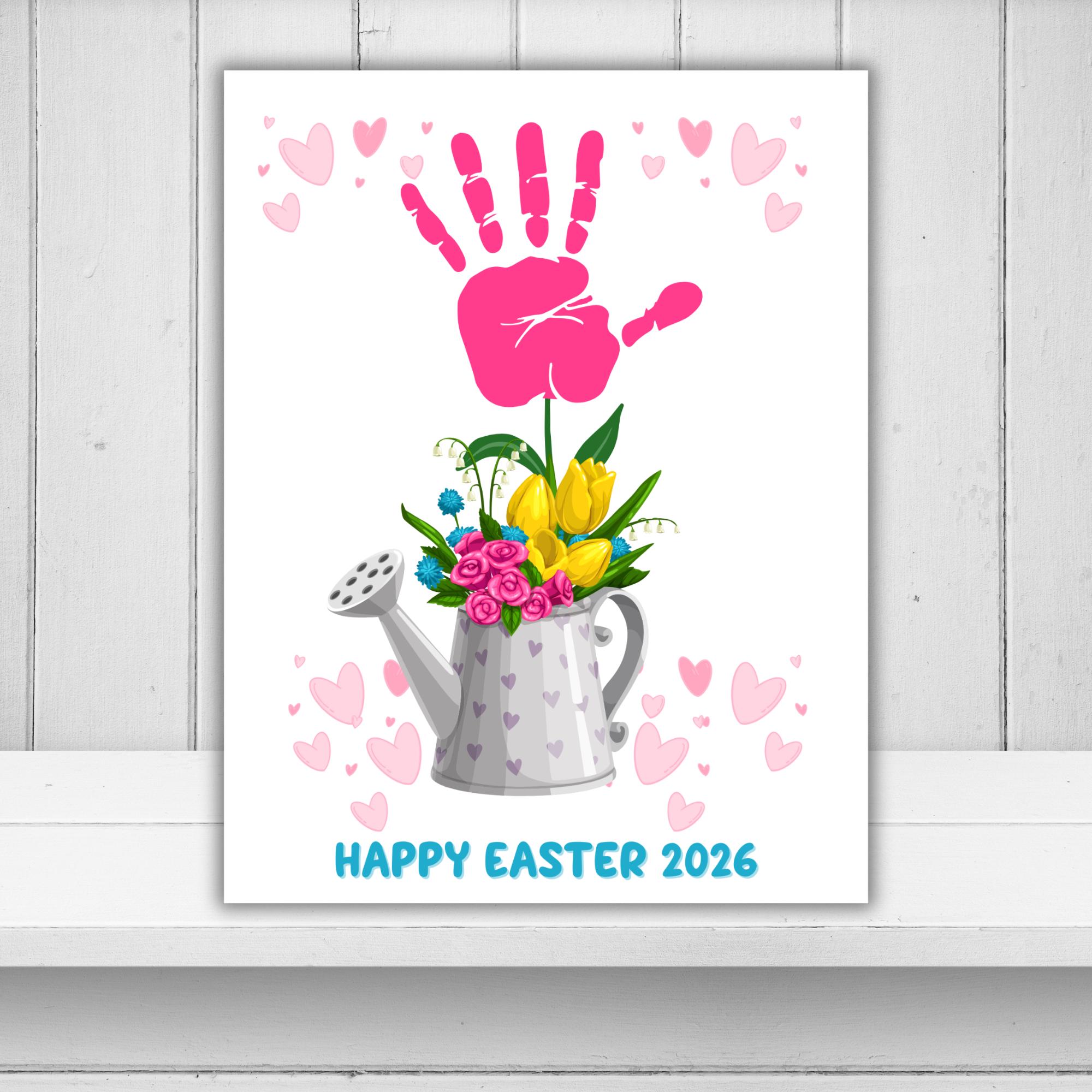 Easter Handprint Art, Handprint Keepsake, Toddler Handprint ...