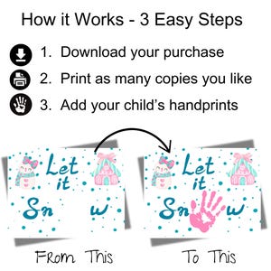 Winter Handprint Craft, Winter Handprint Art, Winter Handprint Keepsake ...