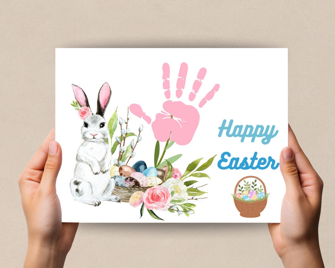 Easter Handprint Craft, Handprint Art, Easter Easy Handprint Gift ...