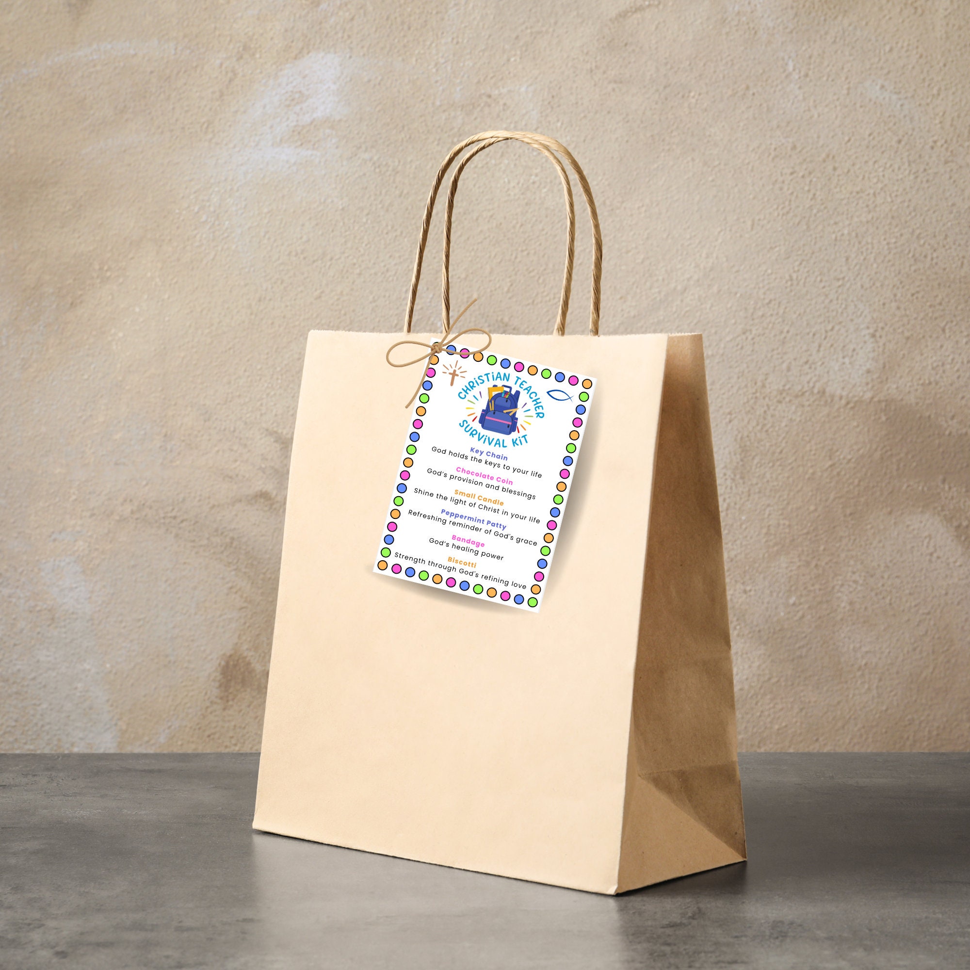 Christian Teacher Survival Kit, Back to School, Sunday School Printable ...