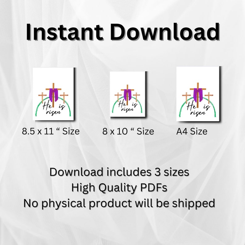 Easter Handprint Art, He Has Risen Craft, Easter Gift Memory Keepsake ...