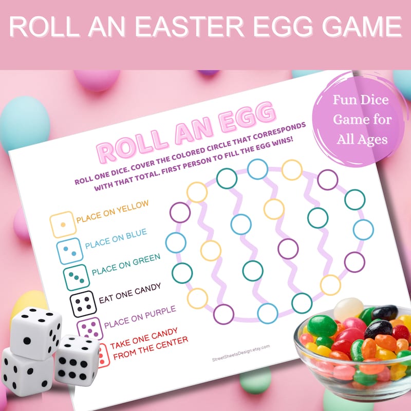 Easter Dice Games - Etsy