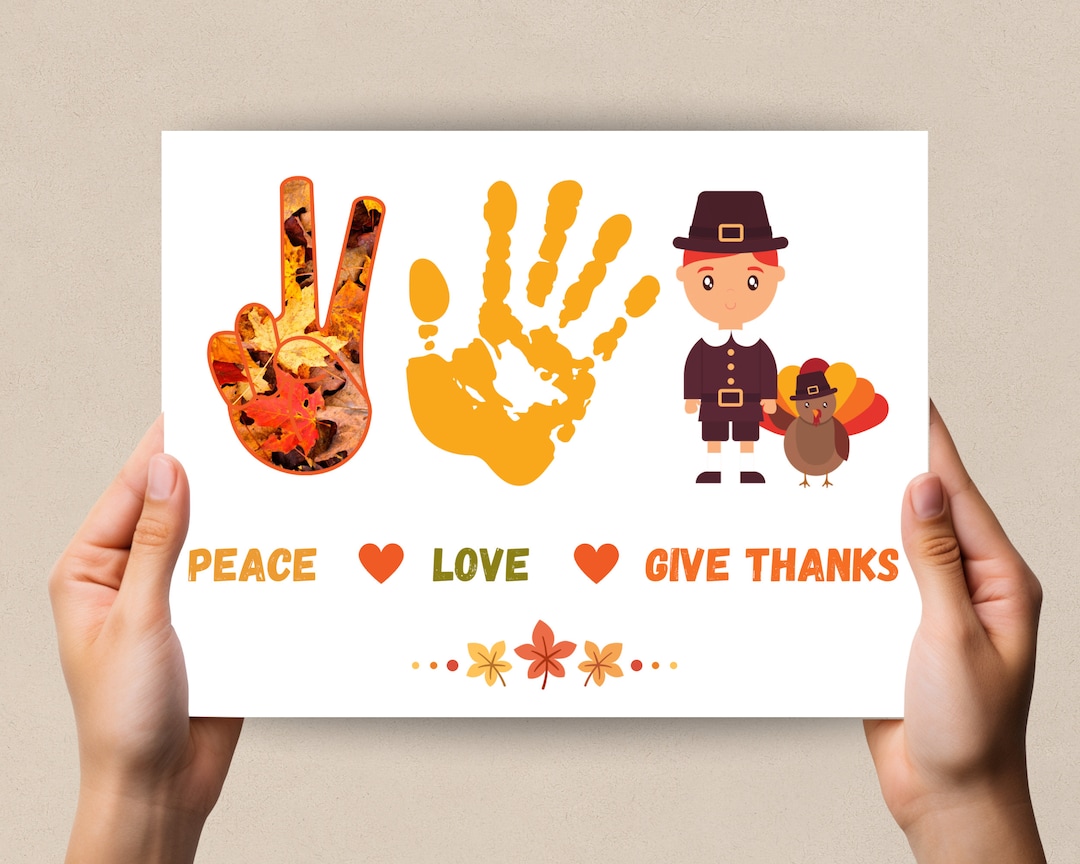 Thanksgiving Handprint Craft, Handprint Art, Preschool Activity for ...