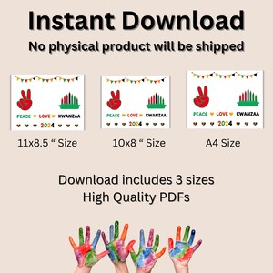 Kwanzaa Handprint Craft, Kwanzaa Handprint Art, Handprint Activity ...