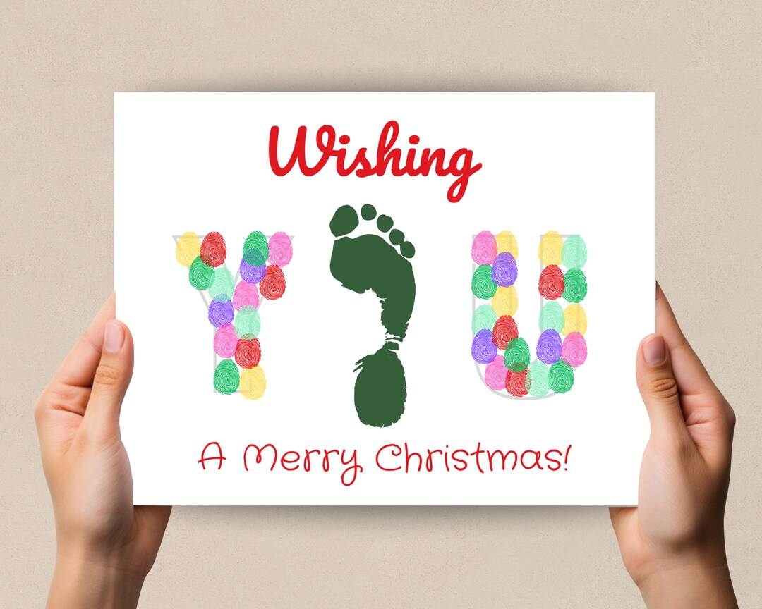 Christmas Footprint Craft, Footprint Art, Fingerprint Art, Christmas ...