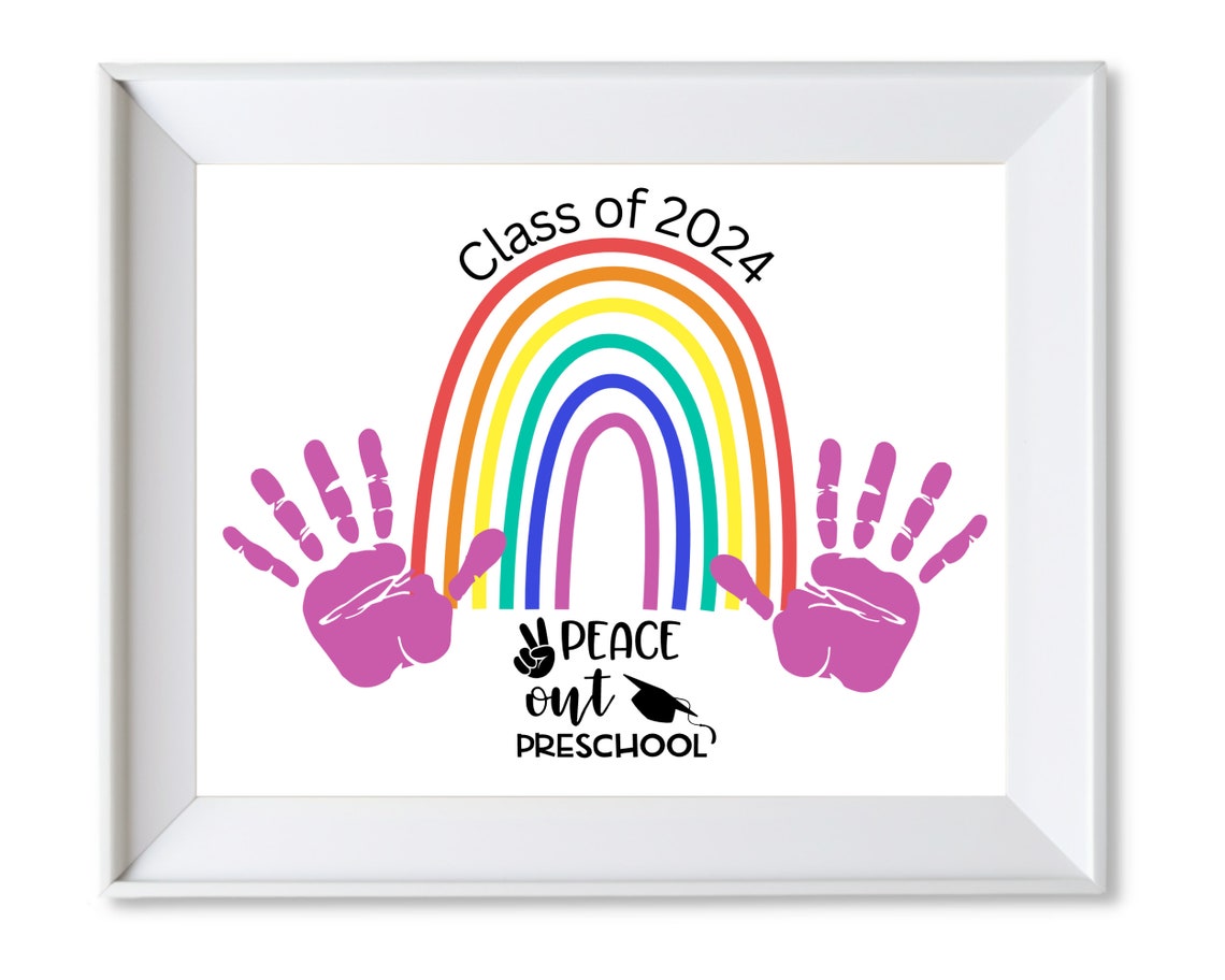 Preschool Handprint Art Craft, Last Day of Preschool, Preschool ...