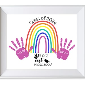 Preschool Handprint Art Craft, Last Day of Preschool, Preschool ...