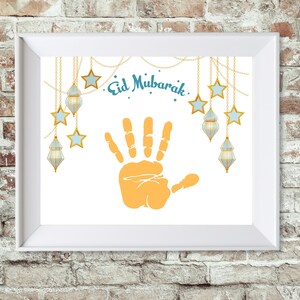 Ramadan Handprint Bundle, Ramadan Mubarak Handprint Craft, Preschool ...