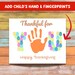 Thanksgiving Handprint and Fingerprint Art, Thanksgiving Craft ...