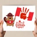 Canada Day Handprint Art, Handprint Craft Activity for Toddler Baby ...