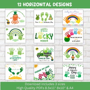 St Patrick's Day Handprint Craft, St Patrick's Day Handprint Art ...