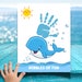 Summertime Handprint Art, Ocean Handprint Craft, Preschool Activity for ...