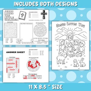 Jesus Loves You Coloring Page, Printable Christian Activity Page ...