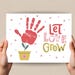 Grandparent Day Handprint Art Bundle, Preschool Handprint Craft ...
