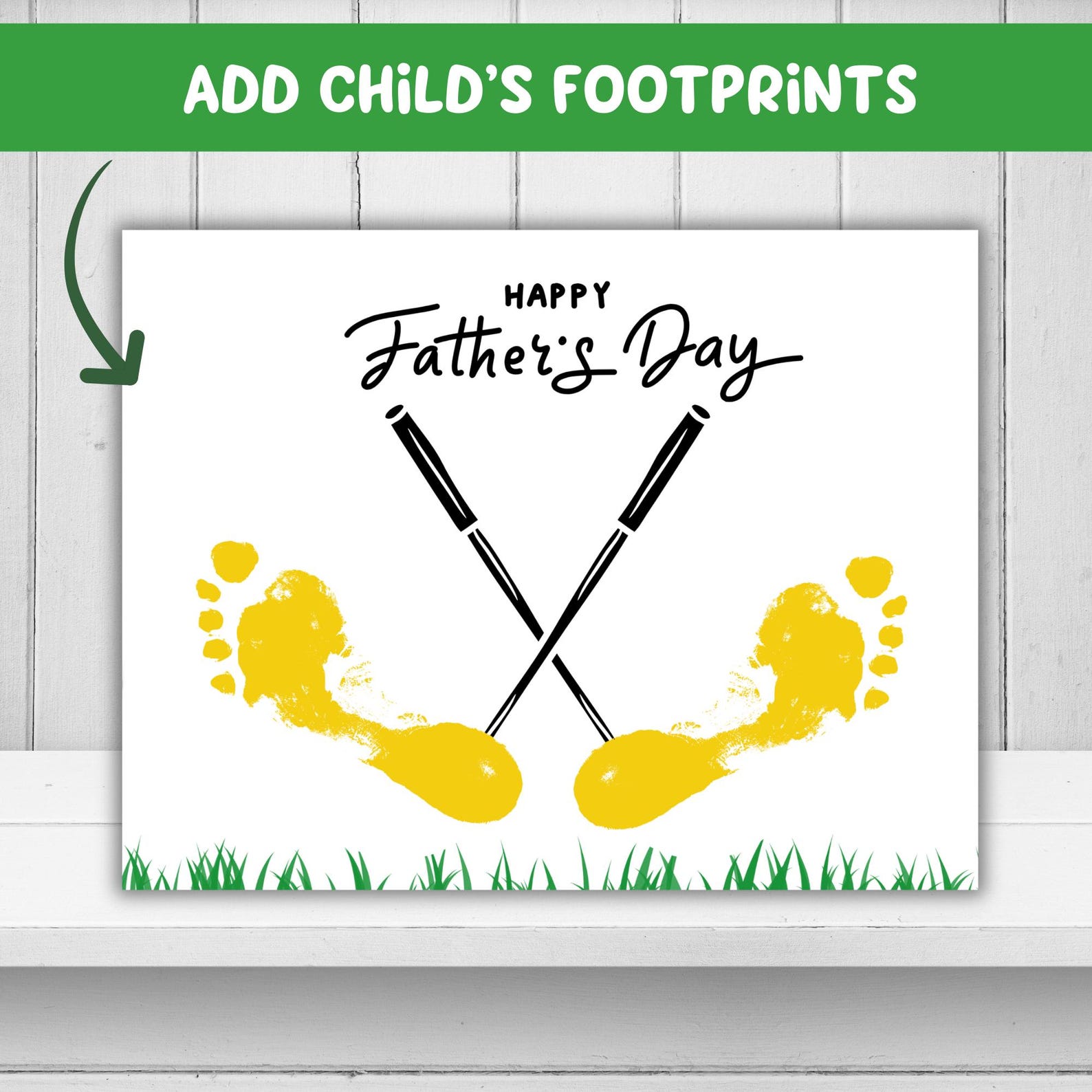 Father's Day Handprint Craft, Preschool Activity, Toddler Footprint ...
