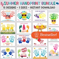 Summer Handprint Art, Ice Cream, Ice Cream Craft, Keepsake Craft, Ice ...
