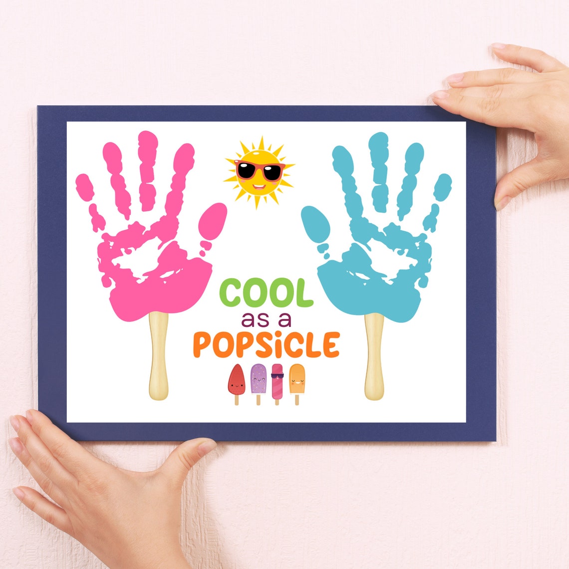 Summer Handprint Art, Preschool Activity for Babies, Toddlers, Kids ...