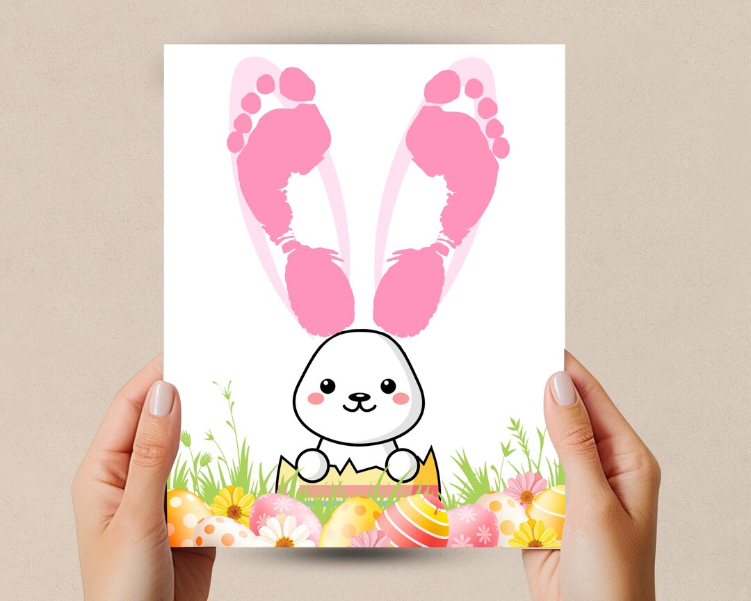 Easter Handprint Craft, Footprint Art, Toddler Footprint, Preschoolers ...