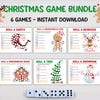 Roll a Gingerbread Man Game, Printable Holiday Game, Christmas Party ...