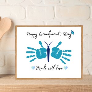 Grandparent Day Handprint Art Bundle, Handprint Craft. Preschool ...