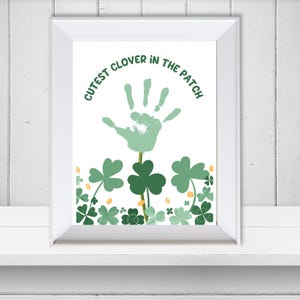St. Patrick's Day Handprint Craft, St Patrick's Day Handprint Art ...