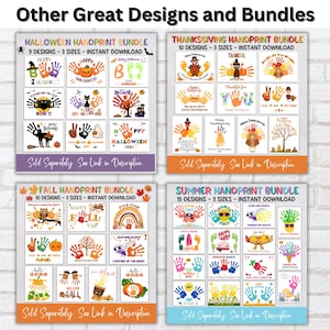 Mother's Day Handprint Bundle, Handprint Craft, Printable Activity for ...