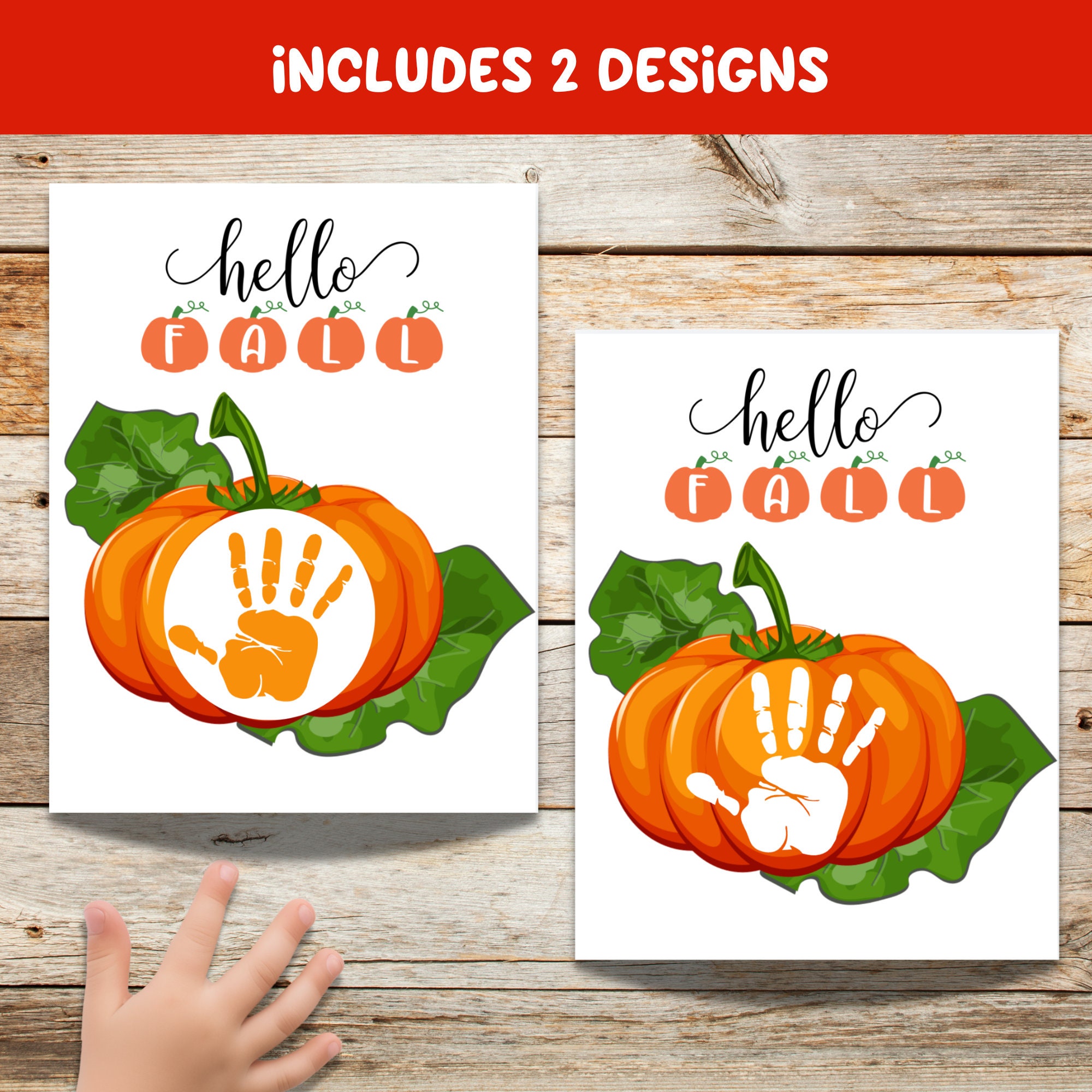Fall Handprint Art, Autumn Handprint Craft, Toddler Handprint ...