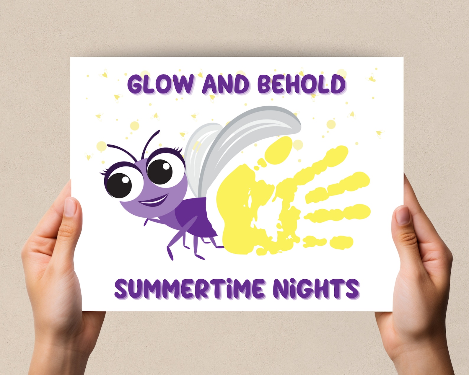 Summer Handprint Art, Craft Activity for Toddler Baby Kids, Preschool ...