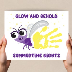 Summer Handprint Art, Craft Activity for Toddler Baby Kids, Preschool ...