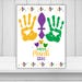 Mardi Gras Handprint Craft, Mardi Gras Handprint Art, Mardi Gras DIY ...