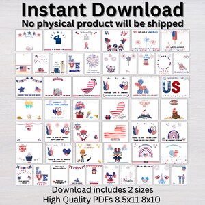 Patriotic Handprint Bundle, Memorial Day, 4th of July, Labor Day ...