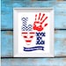 Memorial Day Handprint Art, Memorial Day Craft Activity for Toddler ...