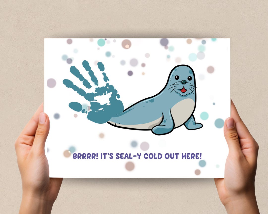 Winter Handprint Craft, Winter Handprint Art, Winter Handprint Keepsake ...