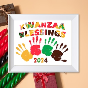 Kwanzaa Handprint Craft, Kwanzaa Handprint Art, Handprint Activity ...