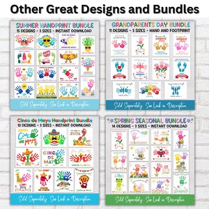 Easter Handprint Craft, Easter Handprint Art, Printable Activity ...