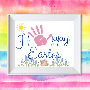 Easter Handprint Craft, Handprint Art, Toddler Handprint, Easter Easy ...