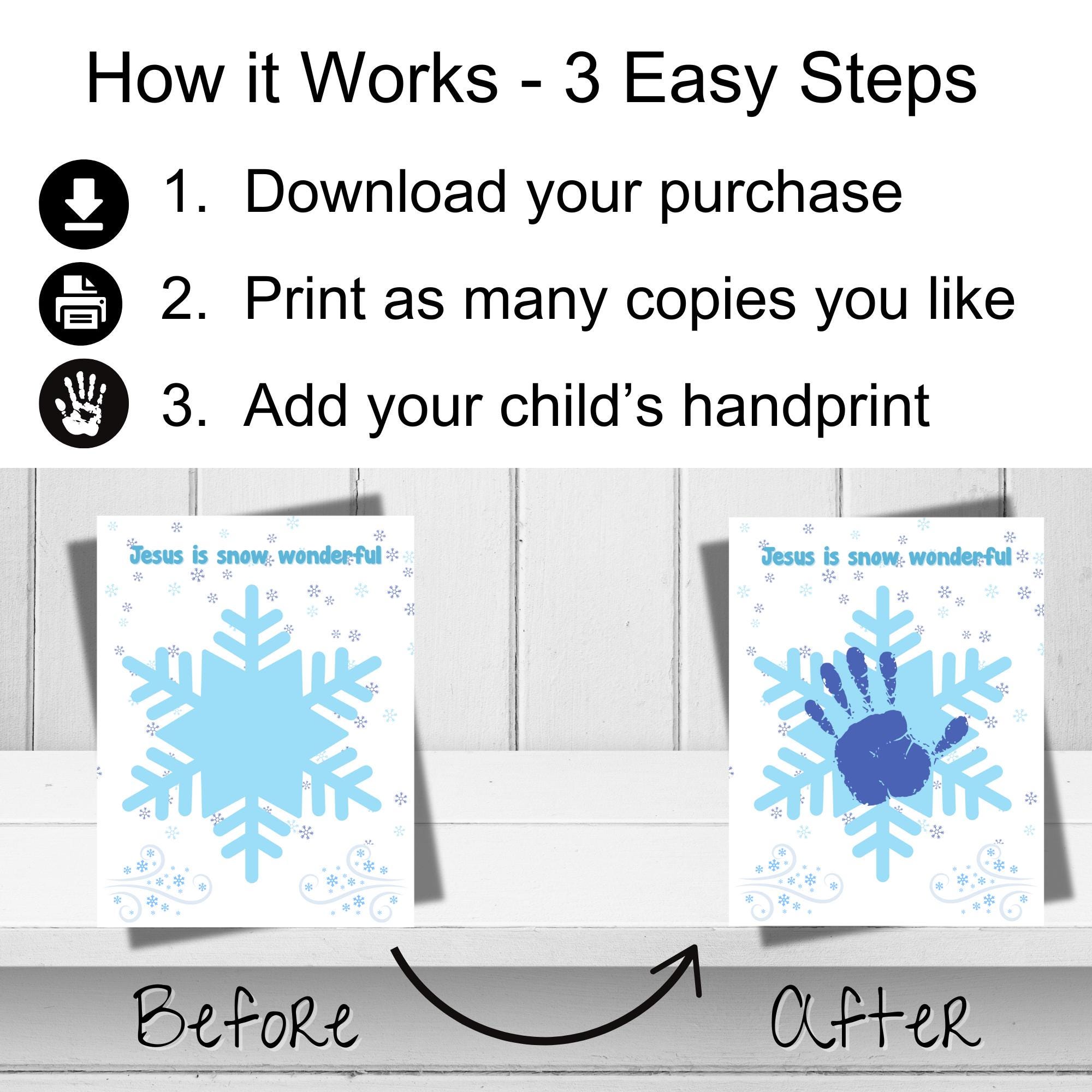 Holiday Handprint Craft, Christmas Handprint Activity, Sunday School ...